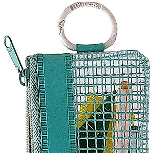 LIHITLAB Travel Case, Mesh, 5.6 x 3.7 inches, Sea-Green (F234-Sea-Green)