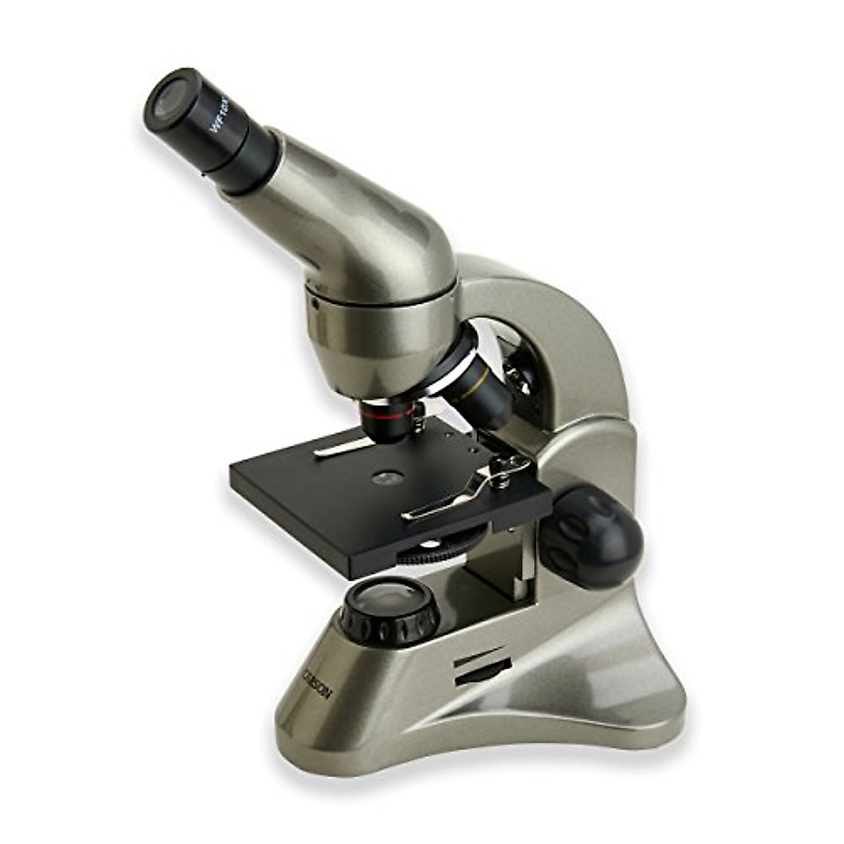 Carson Beginner 40x-400x Student Compound Microscope with Universal Smartphone Digiscoping Adapter (MS-040SP)