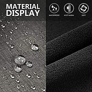 Outdoor Ventures Men's Running Vest Outerwear, Lightweight Windproof Fleece-Lined Softshell Sleeveless Jacket for Golf