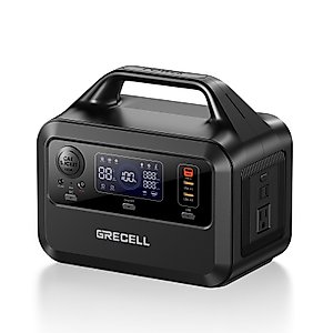 Portable Power Station 300W, 230Wh LiFePO4 Battery Backup 1.5 Hour Fast Charging, With 100W USB-C PD Output, Solar Generator for Home Outage Camping