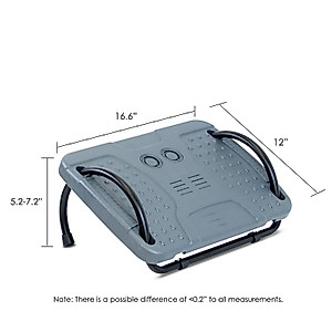 Furinno Hidup New Pebbles Therapy Technique Adjustable Angle Footrest