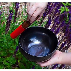 Large Tibetan Singing Bowl Set - Master Grade Healing Chakra Sound Bath Meditation Yoga 7 Metal Bronze