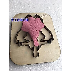 Elephant cow bear wolf hippo abstract animal knife - (Color: Elephant)