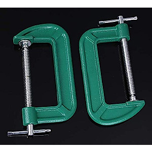 WOIWO 2 PCS Malleable G C Type Woodworking Clamp Manual Quick Fixing Clamp Clamp G Type Clamp C Type Clamp