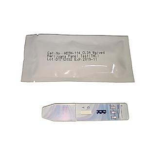 Marijuana THC Single Panel Drug Test. FDA Cleared, Highest Cut Off Level 50 NG/ML 25pack
