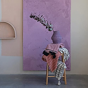 Bloomingville Hand-Woven Seagrass, Lilac Color Basket