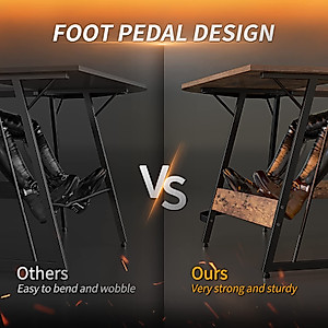 Cubiker L Shaped Desk, Computer Corner Desk, Gaming Desk with Monitor Stand, Home Office Study Writing Workstation, Space-Saving, Rustic Brown