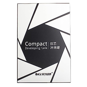 Universal Compact Developing Tank 2 Spiral Reel for Processing 120 135 126 127 B/W Film Camera Film Processing Equipment