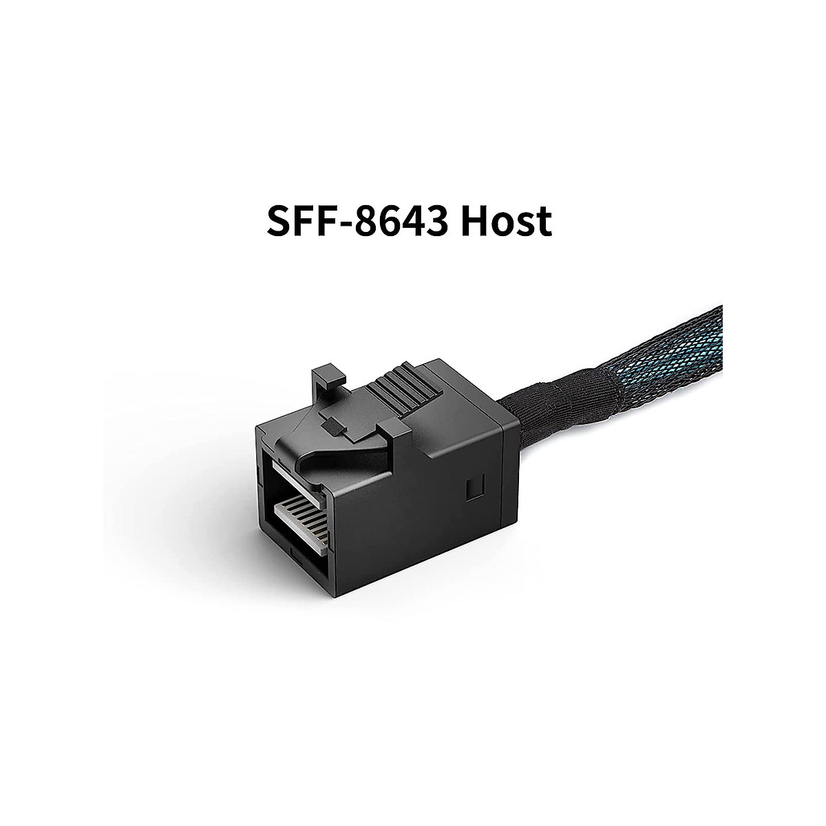 CableCreation 2-Pack 1.6FT/0.5M Internal HD Mini SAS (SFF-8643 Host) - 4X SATA (Target) Cable,SFF-8643 to 4X SATA Cable, SFF-8643 for Controller, 4 Sata Connect to Hard Drive