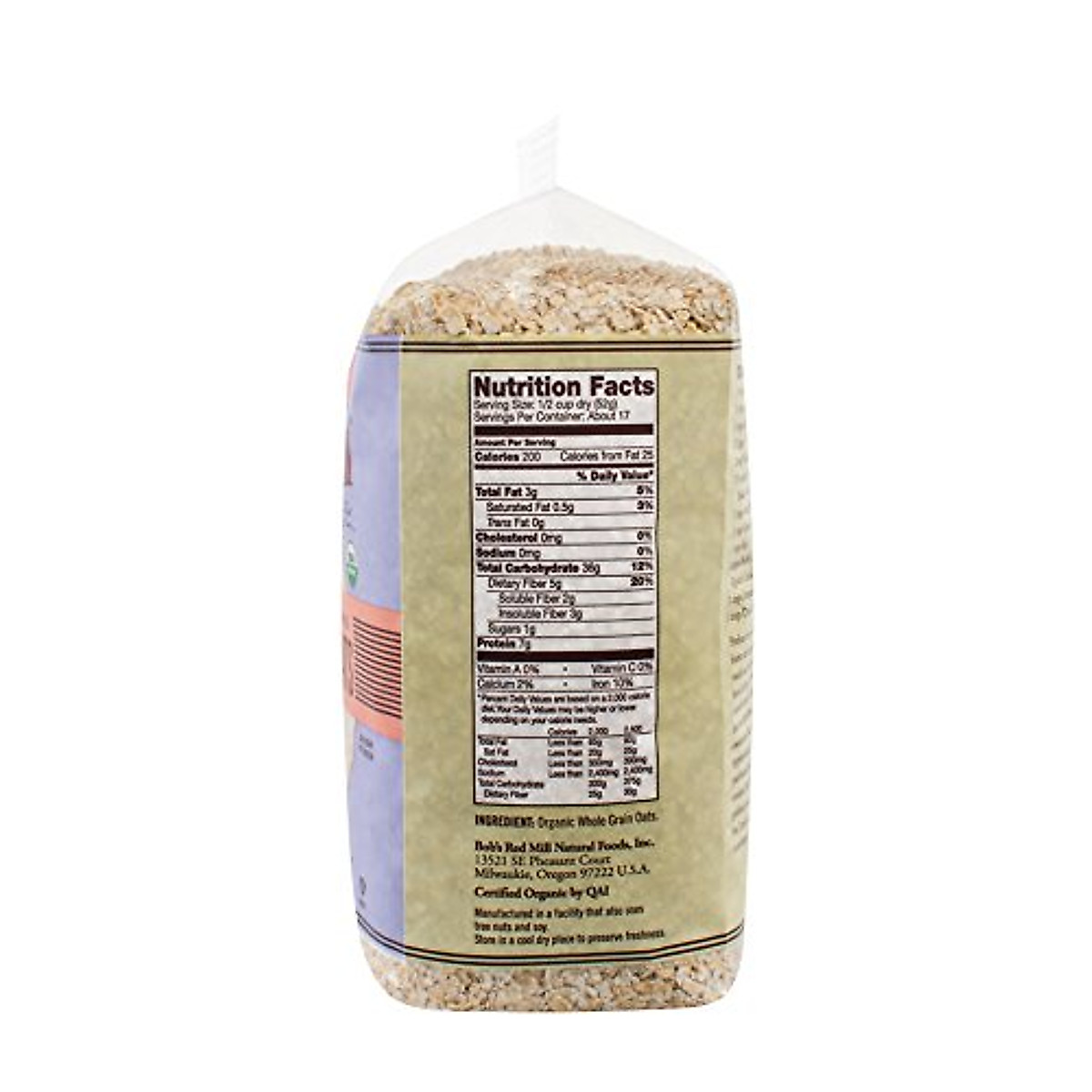 Bob's Red Mill Gluten Free Organic Quick Cooking Oats, 32 Ounce