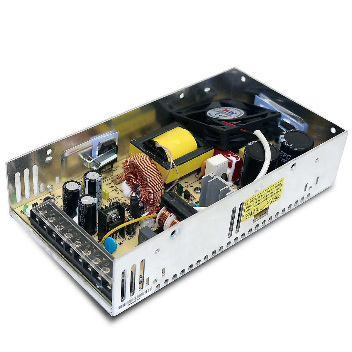 RATTMMOTOR Single Output 400W 36V 11A DC Switching Power Supply Input 115-230V/AC by Switch for LED, Display, Lighting Appliances and Industrial Control Equipment