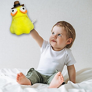 New Pizzas Tower Plush Toy, Soft Stuffed Anime Game Characters Figure Plush for Home Decoration, Cute Cartoon Plushies Toys Collectible Gift for Game Lovers and Friends Children's Day(Yellow)