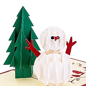 HBlife 9 Pack 3D Christmas Cards Pop Up Holiday Postcards Greeting Handmade Holiday Xmas Cards & Envelopes for New Year