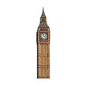 Advanced Graphics Big Ben Clock Tower Life Size Cardboard Cutout Standup