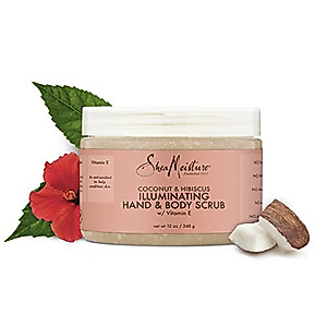 Shea Moisture Coconut & Hibiscus Hand & Body Scrub, 12 Oz, Pack of 2