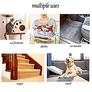 Pet Hair Remover for Couch, Lint Cleaner Pro, Special Dog Hair Remover and Carpet Rake, Reusable Cat Hair Remover & Fur Remover for Furniture, Pet Towers, Rugs and Clothes (3PCS)