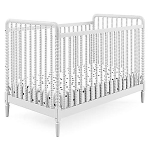 Delta Children Saint 4-in-1 Convertible Crib - Greenguard Gold Certified, Bianca White
