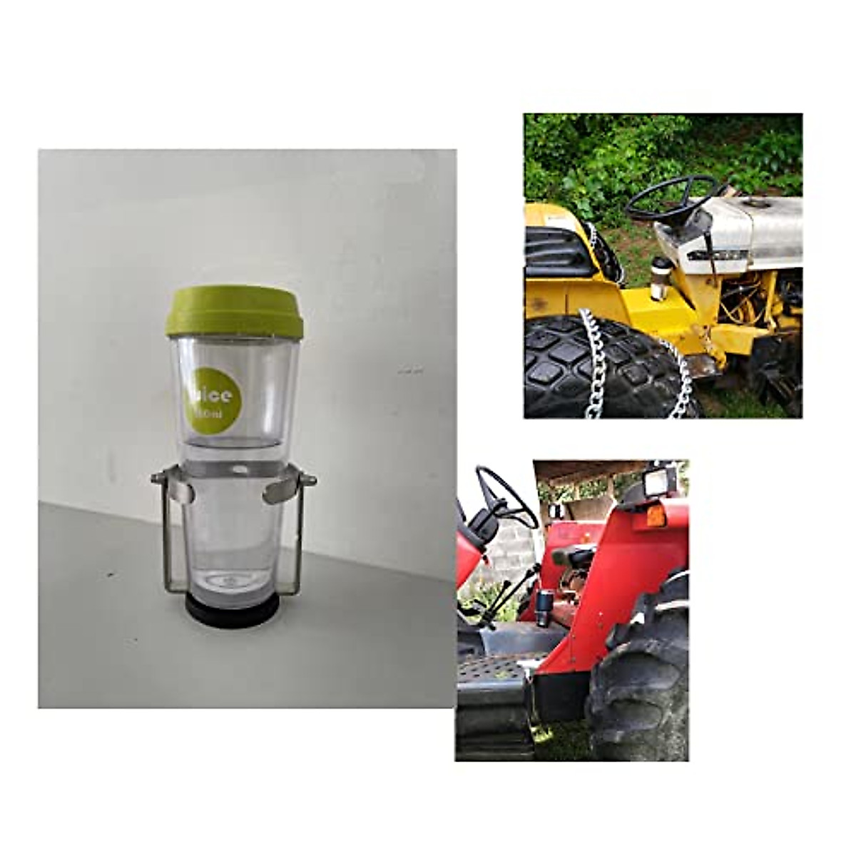 Universal Multidirectional Magnetic Cup Holder, Horizontal Mounting Magnetic Cup Holder, Side Mounted Magnetic Cup Holder, Suitable for Placing All Kinds of Cups on Tractor, Lawnmower and Forklift