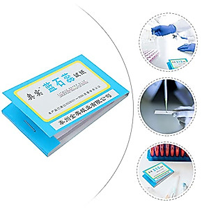 PLAFOPE 5 Packs 400 Sheets Test Paper Experiment Litmus Acid Paper ph Monitoring Litmus Paper PH Acid Paper ph Litmus Test ph Litmus Paper Acid Litmus Paper ph Sticks Balance bar Neutral