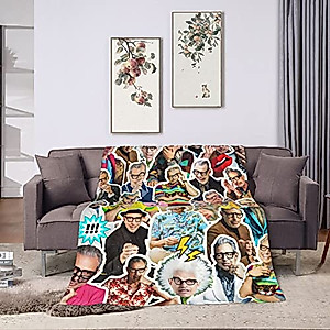 Blankets Jeff Goldblum Soft and Comfortable Warm Fleece Throw Blankets Yoga Blankets Beach Blanket Picnic Blankets for Sofa Bed Camping Travel