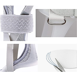 CUSMA Foot Drop Orthosis Brace - Ankle Correction Splint for Treatment of Plantar Fasciitis Achilles Tendonitis & Drop Foot,XL