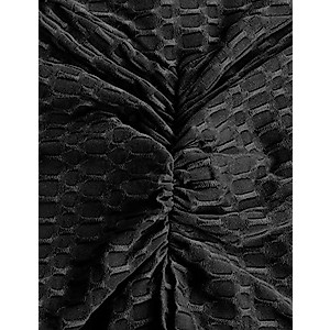 A AGROSTE Women V Cross Waist Butt Lifting Leggings Booty High Waisted Yoga Pants TIK Tok Leggings