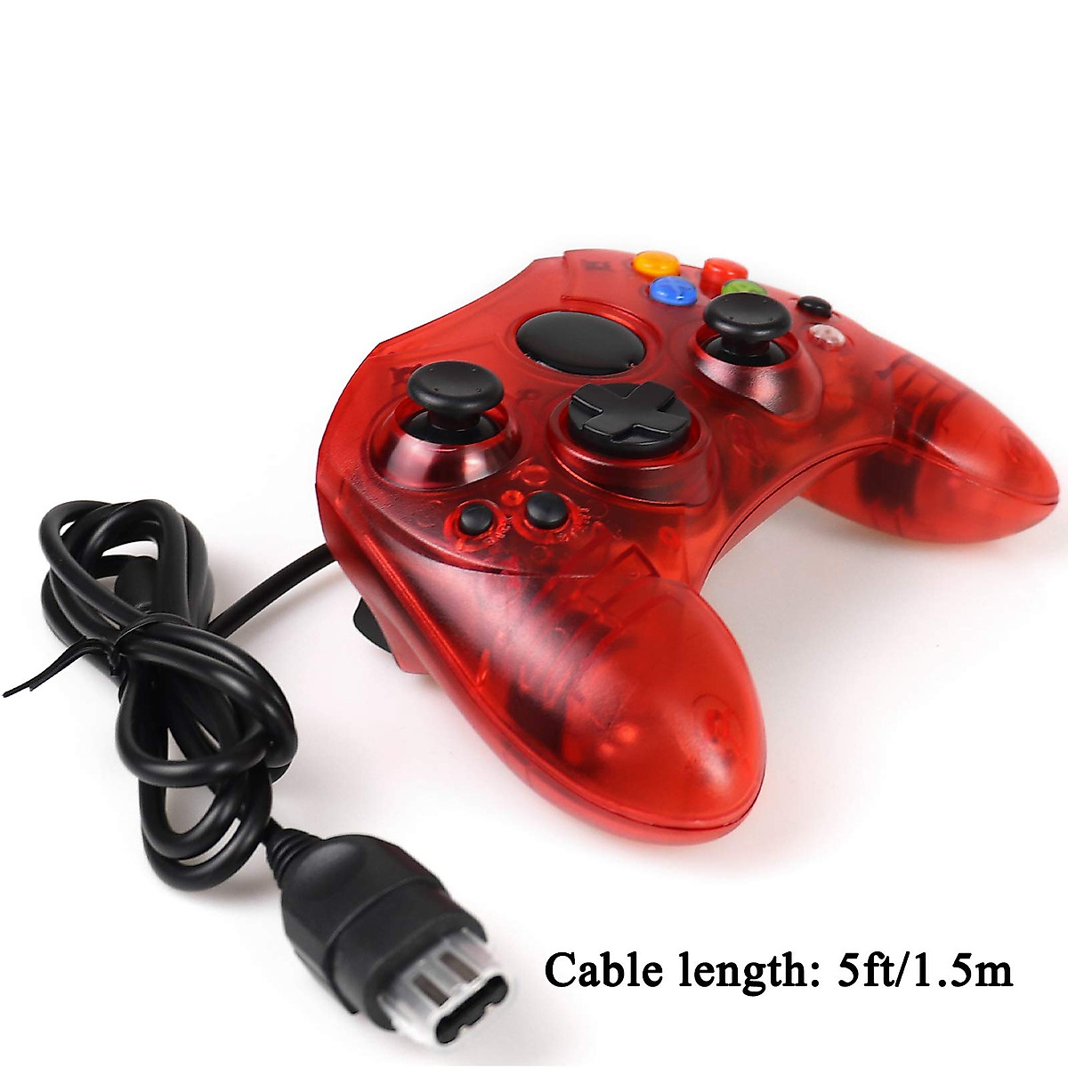 Classic Controller S-Type Wired Gamepad for Xbox S Type Console (Ruby Red)