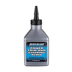 Quicksilver 858074Q01 Power Trim and Steering Fluid - 8 Oz. Bottle