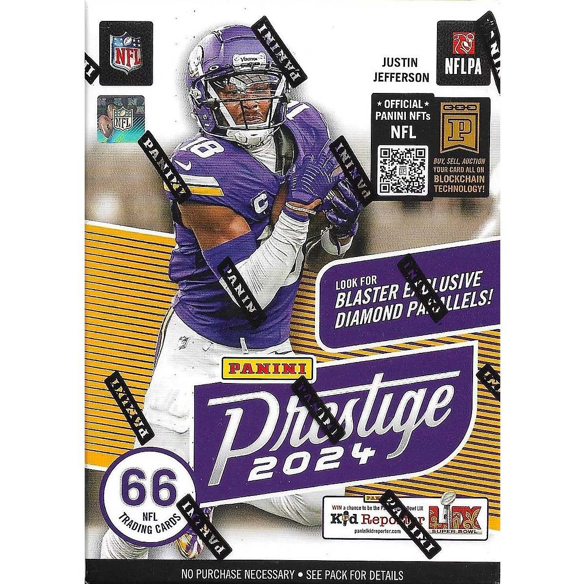 2024 Prestige Football Trading Cards Blaster Box (6 Packs)
