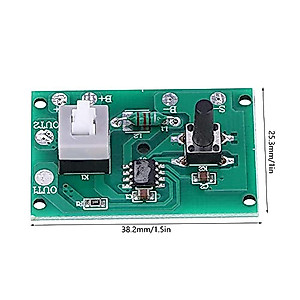2Pcs SS1208 Solar Lamp String Controller Module Control Circuit Board with Switch 1.2V 100mA 8 Kinds Light Mode Solar Lawn Lamp Control Board