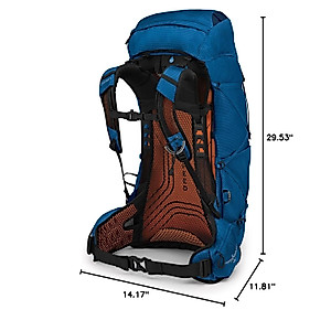 Osprey Exos 48 Men's Ultralight Backpacking Backpack, Tungsten Grey, Small/Medium