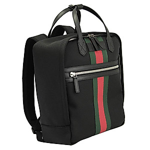 Gucci Shelly Black Nylon Backpack 495558
