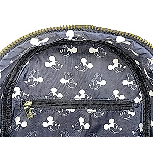 Loungefly Disney Mickey and Minnie Mouse Allover Debossed Womens Double Strap Shoulder Bag Purse