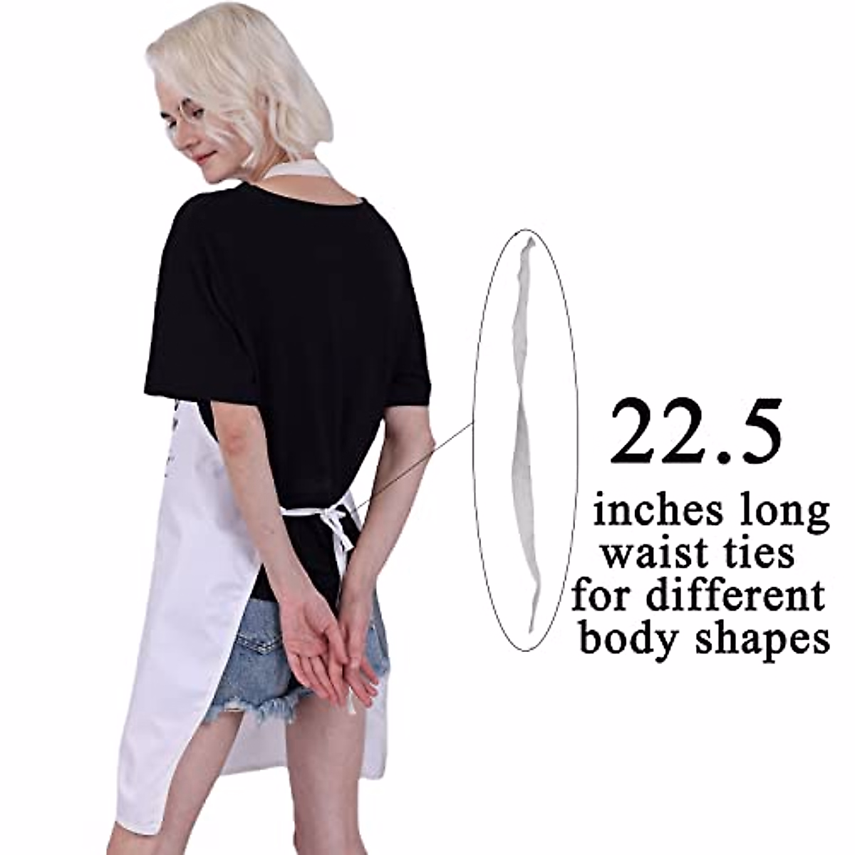 Cake Apron With 2 Pockets Cooking Baking Aprons for Women Kitchen Chef Aprons Cute Cupcake Aprons Gifts for Bake Lover Apron (Cake Apron)