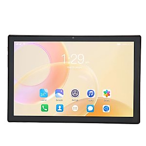 HD Tablet, 5G WiFi White 10 Inch Tablet 6GB RAM 256GB ROM for Home (US Plug)