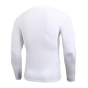Valcatch Long Sleeve Compression Shirts Base Layer Athletic Quick Dry Underwear for Mens Running Workout Hiking Cycling