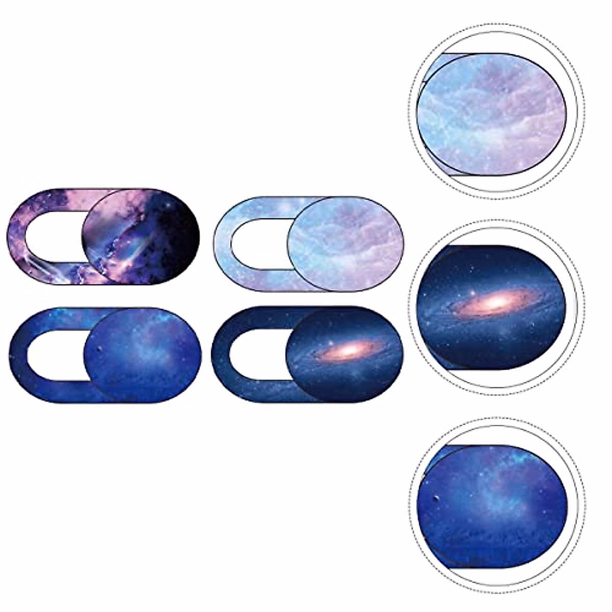 SOLUSTRE Desktop Camera Desktop Camera Desktop Camera 4pcs Laptop Sticker Protector for Blocker Webcam Desktop Anti- Peeping Covers Slide Camera Smartphones Thin Notebook Anti Sky Privacy Tableta