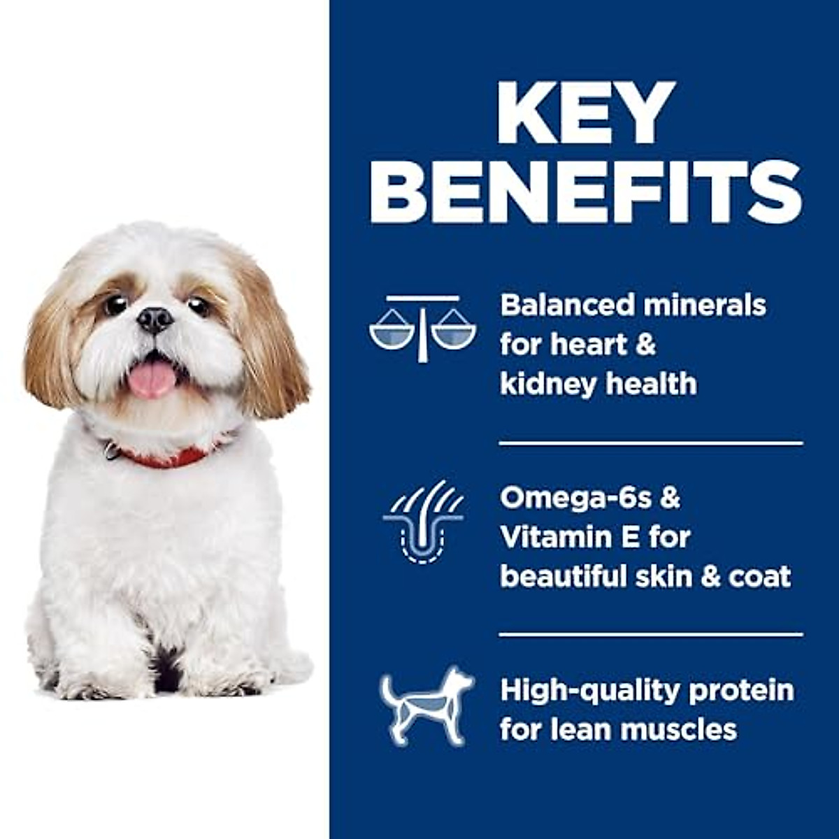 Hill's Science Diet Adult 7+, Senior Adult 7+ Premium Nutrition, Small Kibble, Dry Dog Food, Chicken, Brown Rice, & Barley, 15 lb Bag