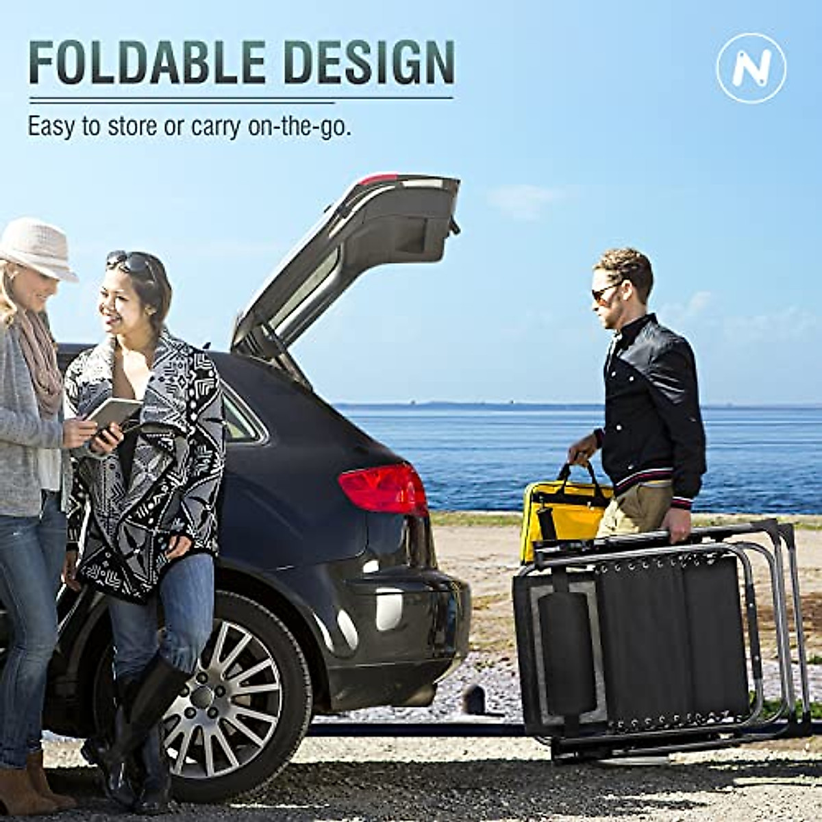 Raynesys Zero Gravity Chair, Premium Adjustable Reclining Patio Lounge Chair Lawn Recliner with Detachable Cushion, Side Table and Headrest for Indoor Outdoor, Supports Over 440lbs, Black+Blue