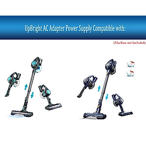 UpBright 26V AC/DC Adapter Compatible with Voweek VW-VC07 VW-VC08 VWVC07 VWVC08 VW-VC08-B VW-VC08B 22.2V 2200mAh Li-ion Battery 120W Stick Cordless Vacuum Cleaner 26VDC 400mA 0.4A Power Supply Charger