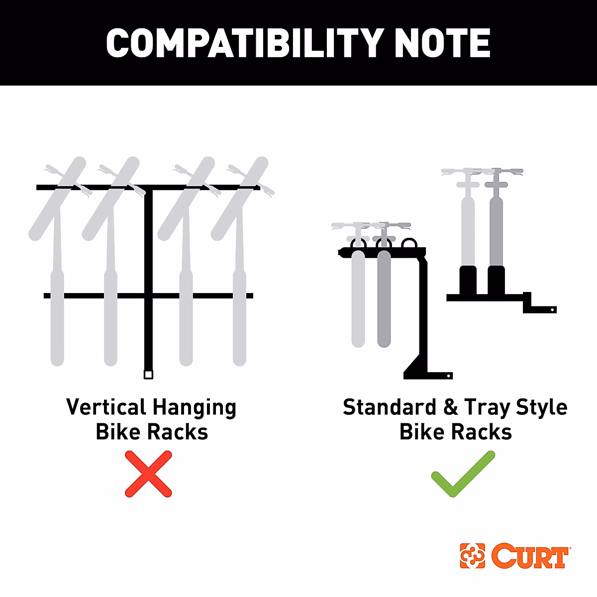 CURT 13336 Class 3 Trailer Hitch, 2-Inch Receiver, Exposed Main Body, Fits Select Buick, Chevrolet, Pontiac, Saturn Vehicles