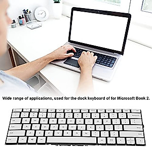 Vifemify Keyboard Base Easy to Plug Unplug Replace Durable Keyboard Dock for Book 2 1832/1834 / 1835