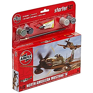 Airfix 1:72 North American Mustang IV Starter Set (A55107)