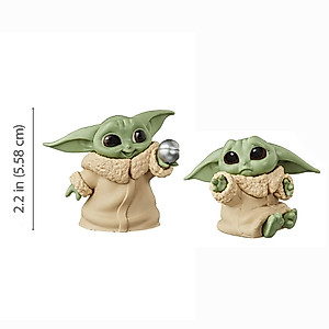 STAR WARS The Bounty Collection The Child Collectible Toys 2.2-Inch The Mandalorian “Baby Yoda” Don’t Leave, Ball Toy Figure 2-Pack