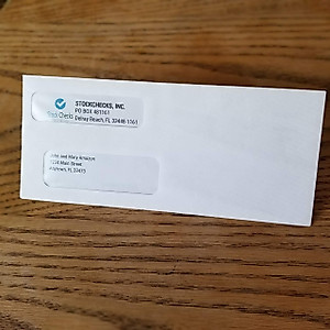 500ct, 9 Double Window Security Envelopes, Tinted, Gummed: Fits Software Compatible Check, Some Quicken, Quickbooks, Microsoft Money Checks, Quick Books, Intuit