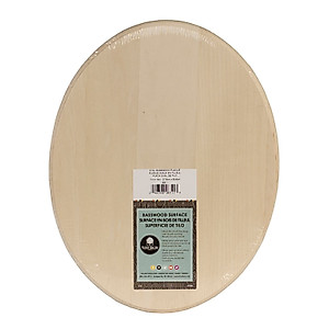 MICHAELS Basswood Oval Plaque by Make Market®