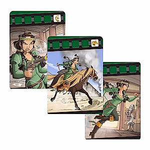 Colt Super Express Board Game - Fast-Paced Wild West Showdown! Strategy Game for Kids & Adults, Ages 10+, 3-7 Players, 15 Minute Playtime, Made by Ludonaute