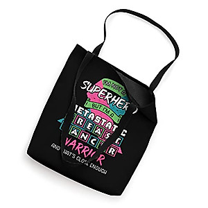 Breast Cancer Pink Awareness Ribbon Metastatic Warrior Tote Bag