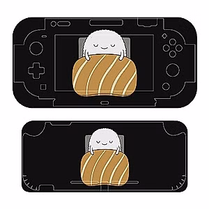 Sleepy Sushi Bed Switch Sticker Skin Cute Pattern Full Wrap Skin Protection for Switch Lite