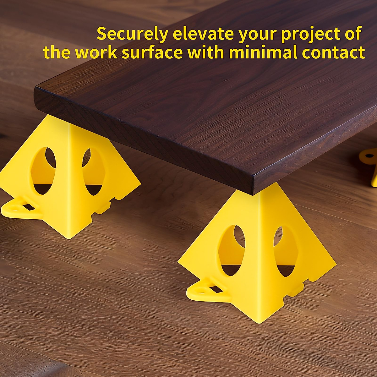 FDKJEJC 36pcs Paint Triangle Stands，Painters Pyramid Stands，Paint Stands for Painting，Mini Cone Paint Stands for Cabinet and Door Risers Support